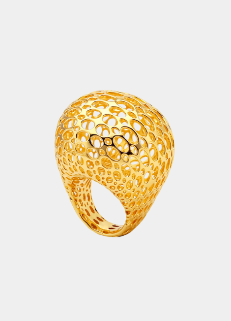 Ring | Bianca Hollow Bold | 18K Gold Plated – OAK & ASH